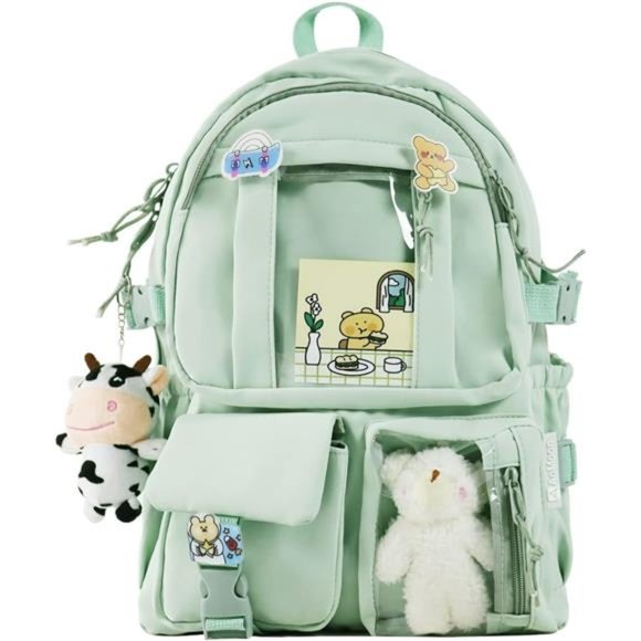 Bags | Backpack Lovely Pastel Rucksack For Teen Girls Light Greenc ...